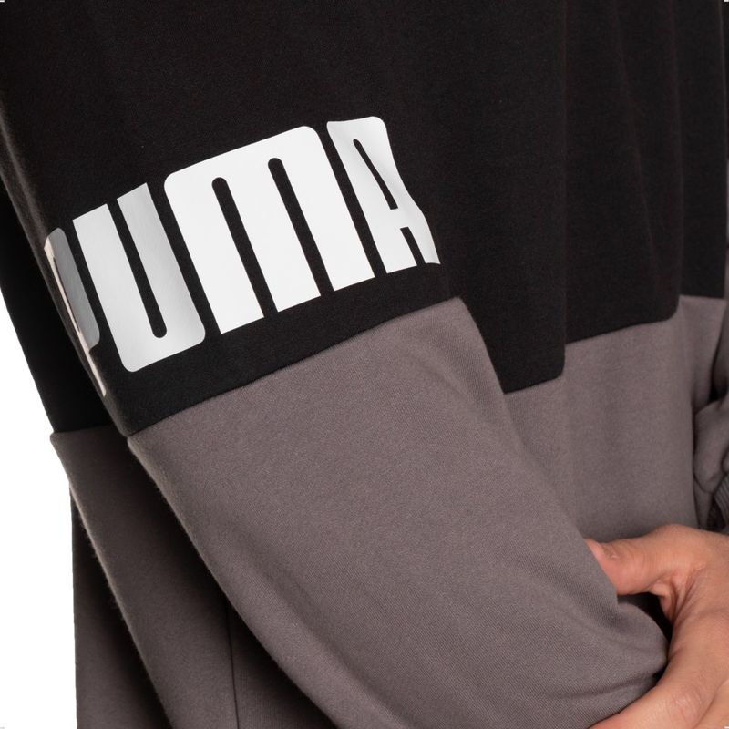 Buzo Puma Power Colorblock Crew Tr Casual Moda Urbano